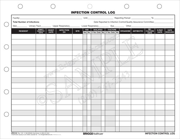 Printable Infection Control Log Template - Printable Templates Free Printable Infection Control Log Template - Printable Templates Free